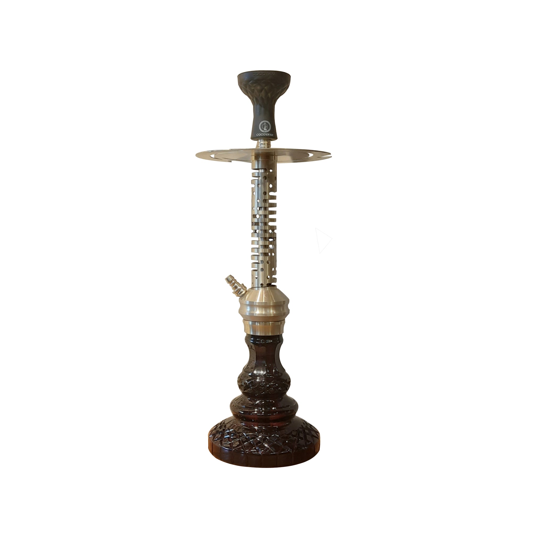 COCOYAYA Jade Series Valeria Hookah Champagne (Design 1 Dark Purple Ba ...