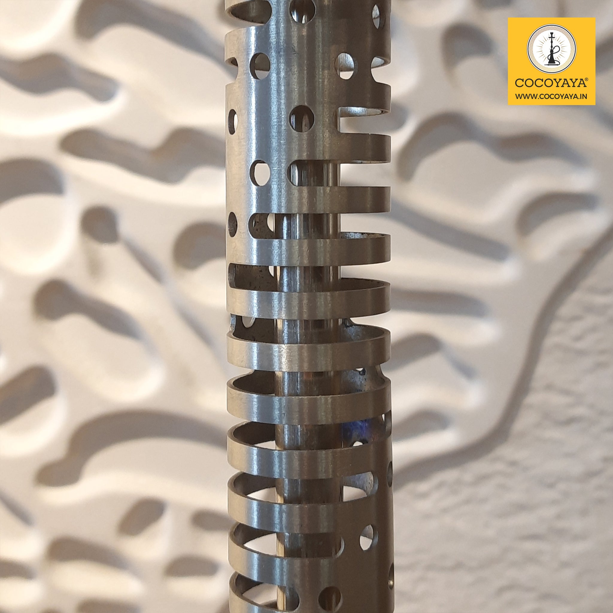 COCOYAYA Jade Series Valeria Hookah Champagne (Design 1 Dark Purple Ba ...