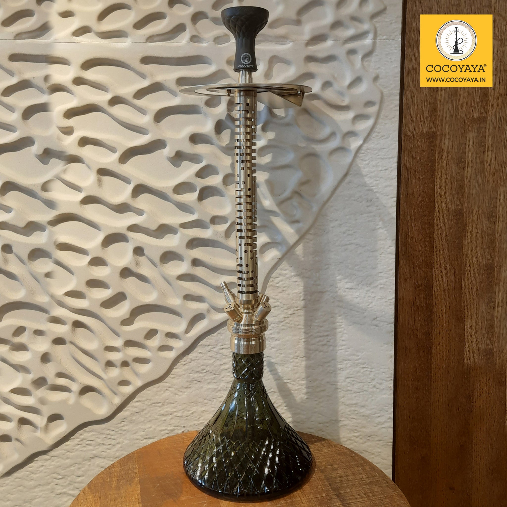 COCOYAYA King Series 2.0 Vikram Aditya Hookah Champagne ( Dark Green B ...