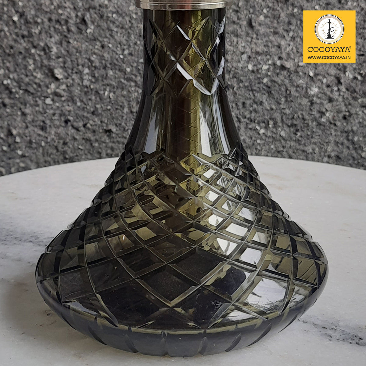 COCOYAYA Prince Series Simba Hookah Champagne (Grey Base) With Bag ...