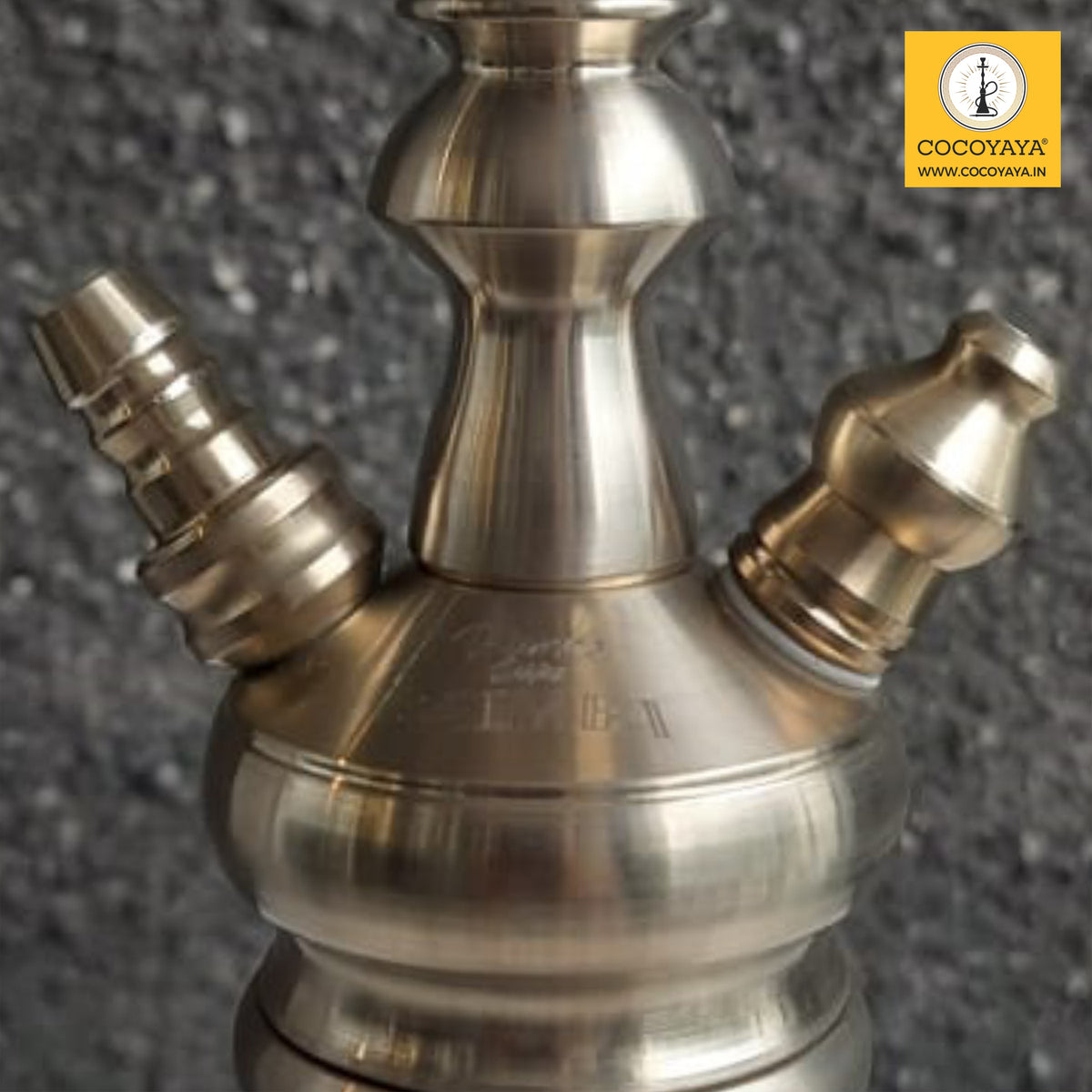 COCOYAYA Prince Series Simba Hookah Champagne ( Purple Base ) With Bag ...