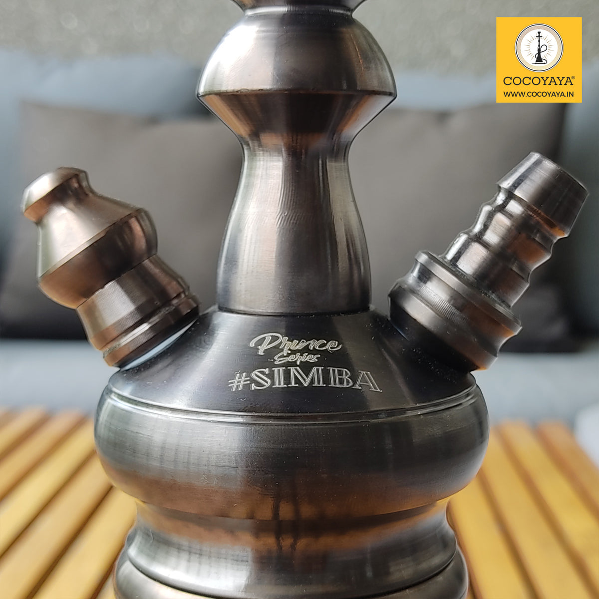 COCOYAYA Prince Series Simba Hookah Coffee ( Dark Green Base ) With Ba ...