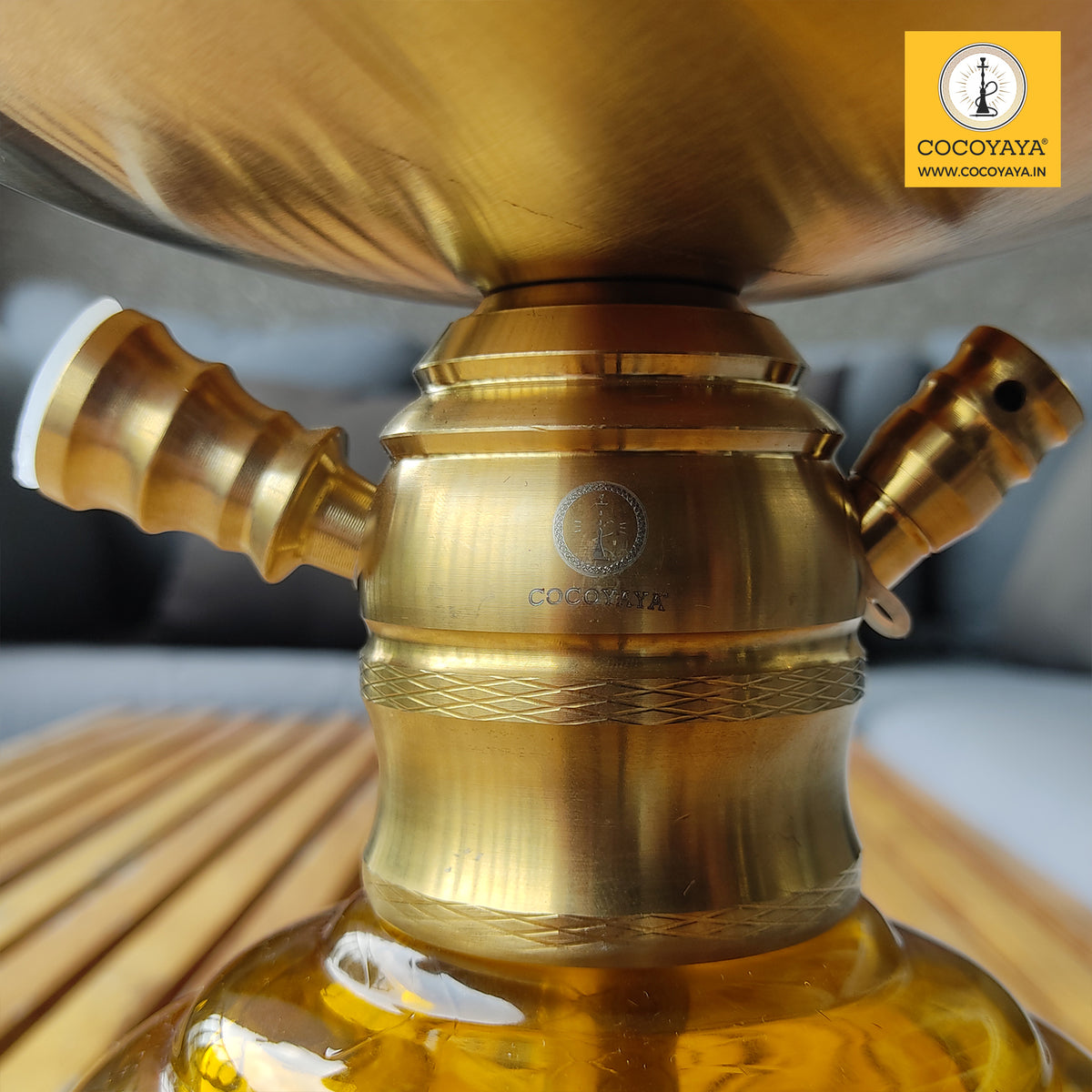 COCOYAYA X Series Hookah X9 Golden ( Amber Base ) – Cocoyaya - Popli ...