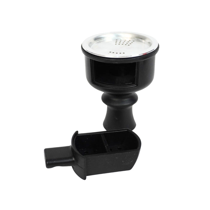 COCOCYAYA Silicone Pull Drawer Hookah Chillum with Tray Black ...