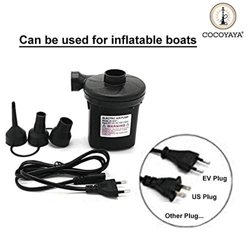 COCOYAYA Mini Starter Electric Air Pump Bong Glass Full Burn Charcoal ...